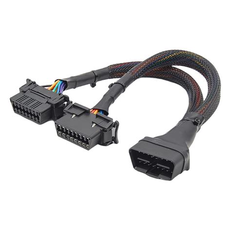 1 In 2 Converted Obd2 Adapter Obd2 Male To Female Grandado