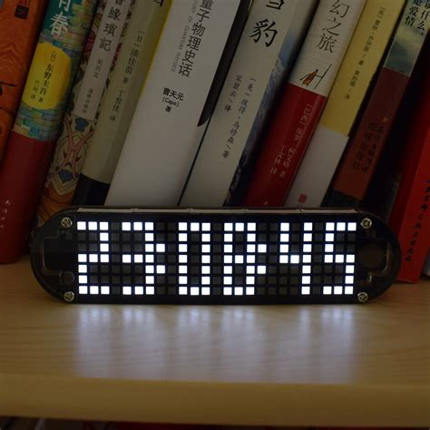 Geekcreit Ds3231 High Accuracy Multifunction Led Dot Matrix Animation Effects Clock Diy Kit