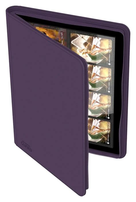 Zipfolio 320 16 Pocket Xenoskin Purple Binders And Albums Ultimate