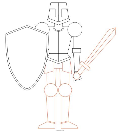 Как нарисовать доспехи поэтапно 🖌 Рисунки карандашом поэтапно