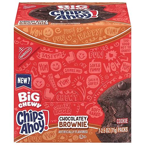 Chips Ahoy Big Chewy Chocolatey Brownie 2 5 Oz Vons