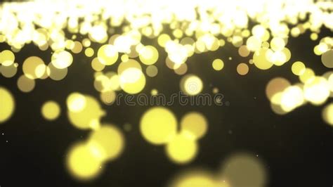 Abstract Glowing Gold Dust Particles Endless Animation Glitter Luxury Premium Seamless Loop