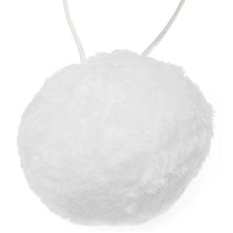Skeleteen Bunny Rabbit Tail Accessory White Pom Pom Costume