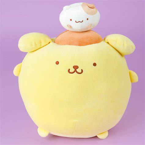 Pompompurin And Muffin Chubby Friends Plushie Big Blippo