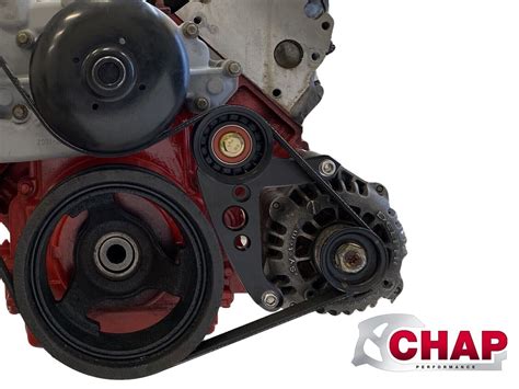 Ls Low Mount Alternator Bracket Camaro Spacing Circles Ls1 Black Chap Performance