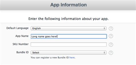 Iphone How To Have A Long Name For The App Store And Then A Short Name Under The Icon Stack