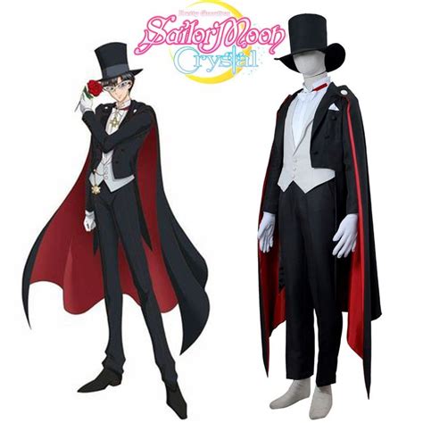 Tuxedo Mask Costume Sailor Moon Chiba Mamoru Cosplay Suit Moonlight