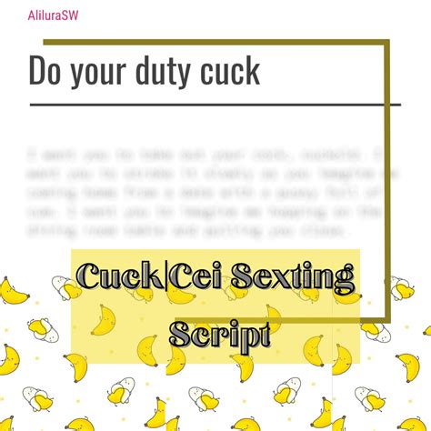 Cuck Script Adult Cuck Cei Sexting Script Adult Industry Sexting Scripts Onlyfans Cuck Cei