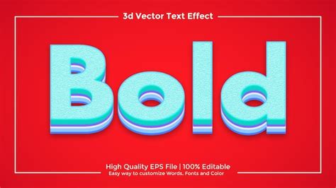 Premium Vector Fully Editable 3d Title Text Effect Eps Vector High Quality