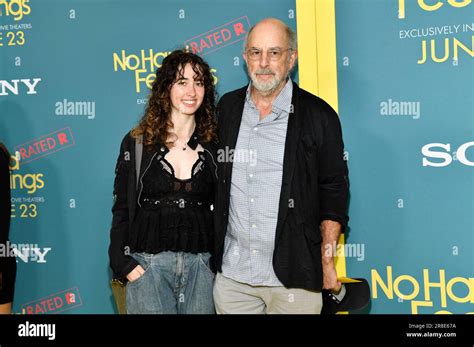 Richard Schiff Right And Daughter Ruby Schiff Attend The Premiere For No Hard Feelings At