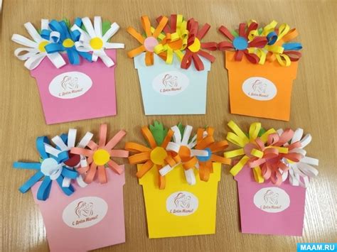 Мастер класс по аппликации «Корзинка цветов для мамы 8 фото Воспитателям детских садов