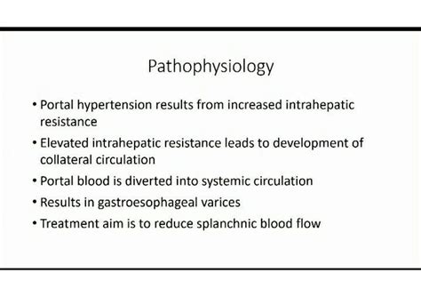Solution 60 Drugs For Esophageal Varices And Portal Hypertension