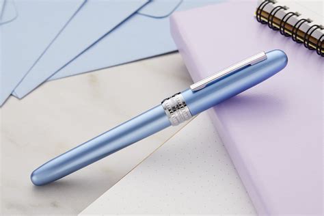 Platinum Plaisir Fountain Pen Frosty Blue The Goulet Pen Company