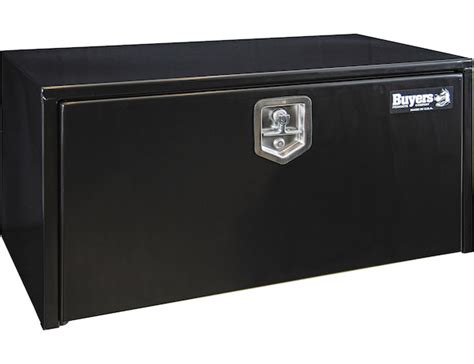 18x18x36 Inch Black Steel Underbody Truck Box Space Coast Group