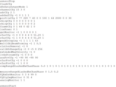 AWR BOOST Configuration For Gesture Recognition Sensors Forum Sensors TI E E Support