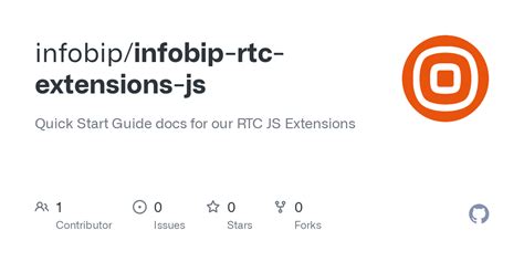 GitHub Infobip Infobip Rtc Extensions Js Quick Start Guide Docs For Our RTC JS Extensions