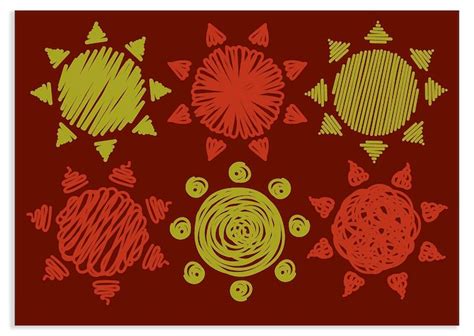 Vector Del Sol Vector Premium