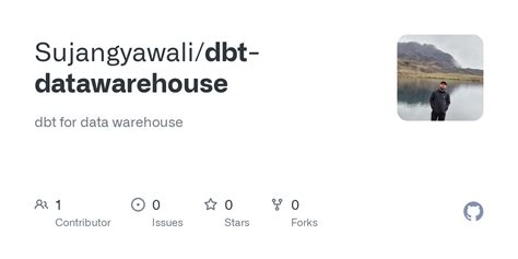 Github Sujangyawalidbt Datawarehouse Dbt For Data Warehouse