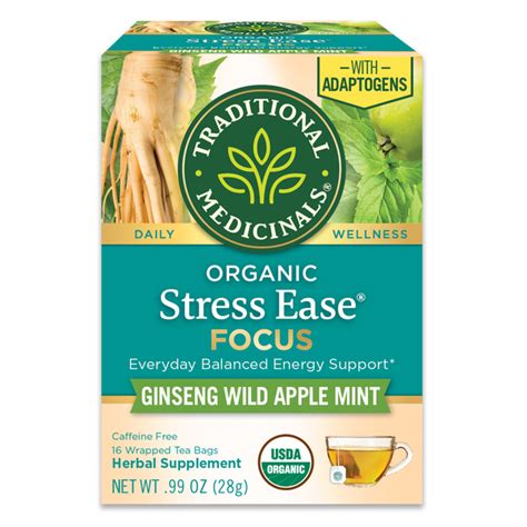 Stress Ease® Calm Tea Ashwagandha And Honeybush Traditional Medicinals