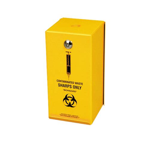 Steel Sharps Safe 2l 2 Bins