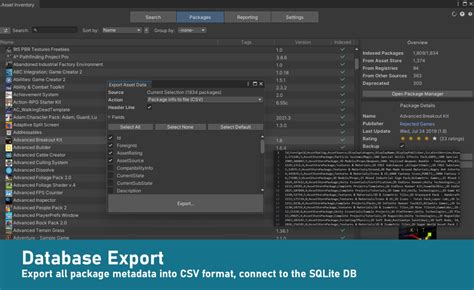 Asset Inventory 2 Utilities Tools Unity Assets Codeintra