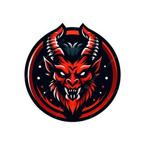 Professional Red Demon Logo Template Create By Ai Red Demon Demon