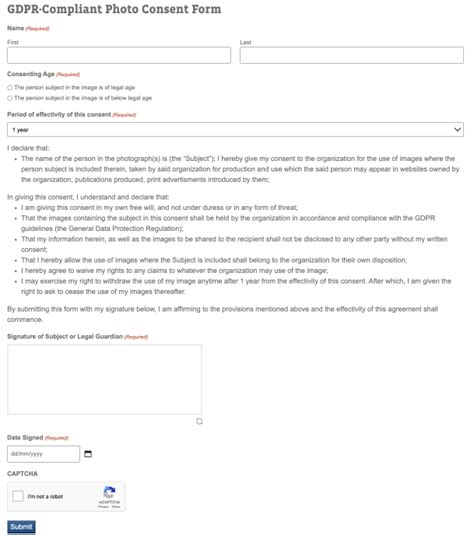 8 Top Gdpr Consent Form Examples To Ensure Compliance
