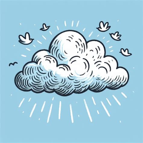 Premium Photo Cloud Illustration