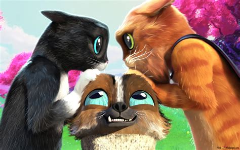 Perrito And Kitty From Puss In Boots The Last Wish 4k Wallpaper Download