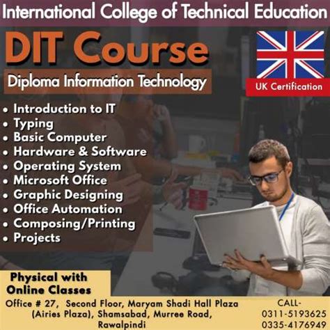 Best Diploma In Information Technology Course In Islamabad Pakistan