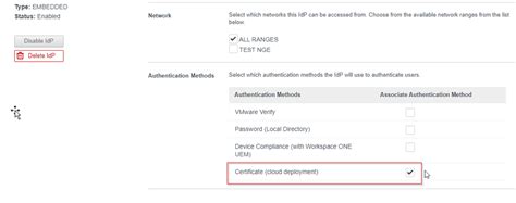 How To Configure Certificate Cloud Deployment Authentication In Workspace One Access