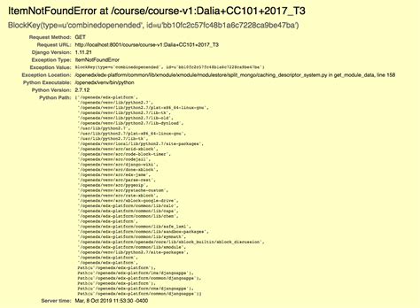 error after importing sample course · issue 256 · overhangio tutor