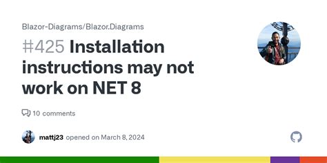Installation Instructions May Not Work On NET Issue Blazor Diagrams Blazor Diagrams