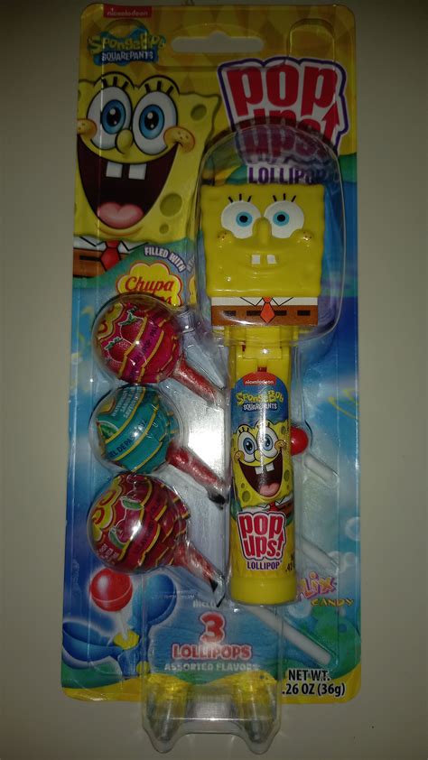 Popups Lollipop Model Spongebob Spongebob Squarepants Chupa Chups
