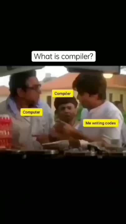 sabit ur rahman on linkedin that s how compiler works 😁😅🤣