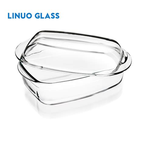 Rectangle Glass Casserole Set With Glass Lid Manufacturerwholesaler