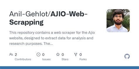 Github Anil Gehlotajio Web Scrapping This Repository Contains A Web