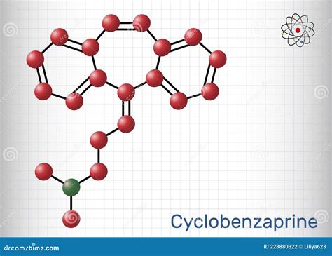 Cyclobenzaprine Molecule It Is Centrally Acting Muscle Relaxant