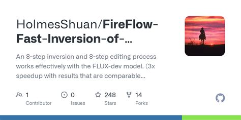 issues · holmesshuan fireflow fast inversion of rectified flow for