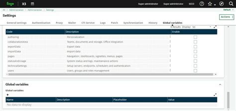 Global Settings Functionality In Sage X3 Sage X3 Tips Tricks And