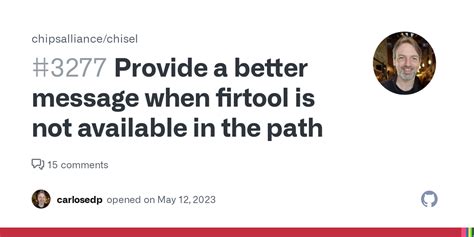 provide a better message when firtool is not available in the path