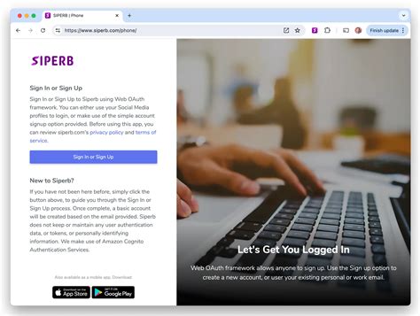 Getting Signed Up At Siperb Siperb Webrtc Softphone