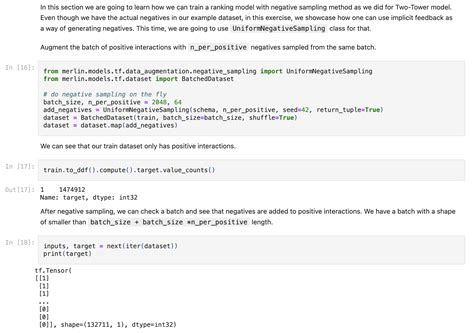 Negative Sampling Applied To Validation Set In Recsys Tutorial Issue Nvidia Merlin