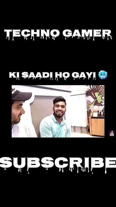 Techno Gamer Ki Shaadi Ho Gayi 😱shorts Youtube
