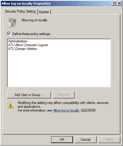 Deny And Allow Workstation Logons With Group Policy ~ It System