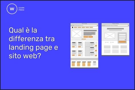 Qual è La Differenza Tra Landing Page E Sito Web Learnpressit