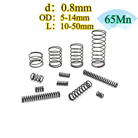 Mdx 】 65mn Manganese Steel Compression Spring Buffer Soft Return Spring