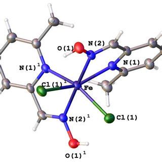 Molecular structure of Fe2 Selected bond distances Å and angles Download Scientific Diagram