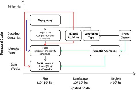 Conceptual Model Of Major Factors Affecting Fire Occurrence Size And