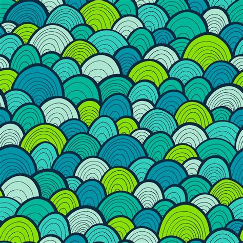 Premium Vector Abstract Wavy Seamless Vector Pattern